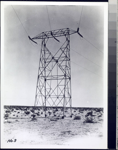 Transmission Line from Victorville to Hoover Dam Substation Corner H ...
