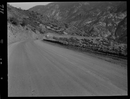 Big Creek - Mammoth Pool - General view of powerhouse access road ...