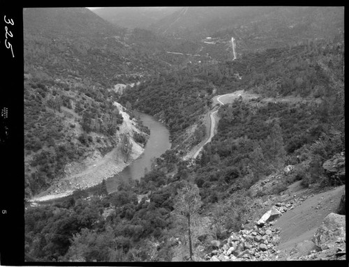 Big Creek - Mammoth Pool - East and west portions of powerhouse road ...