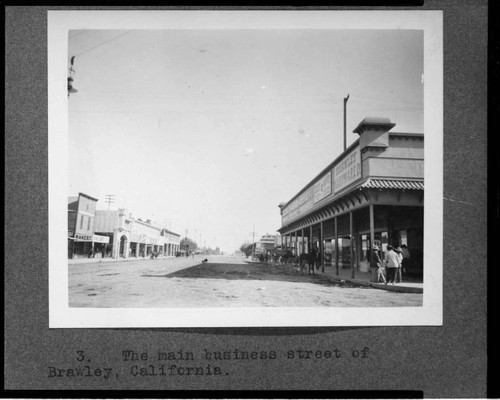 The main business street in Brawley California — Calisphere