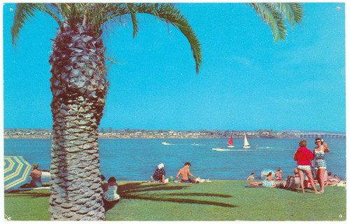 Santa Clara Point, Mission Bay Park, San Diego, California — Calisphere
