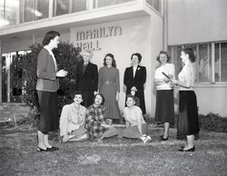 Marilyn Hall group picture — Calisphere