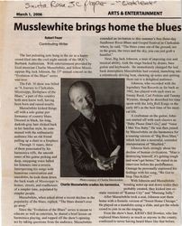 Musslewhite brings home the blues — Calisphere