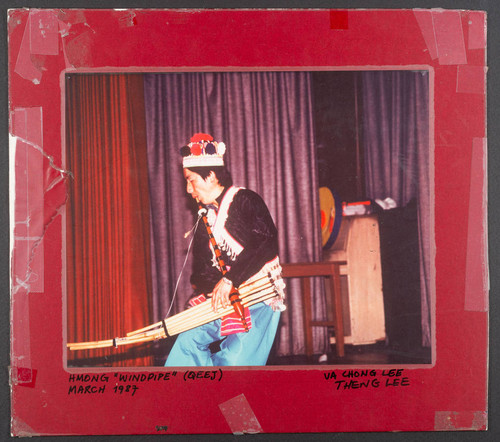 Man Performing Qeej Dance — Calisphere