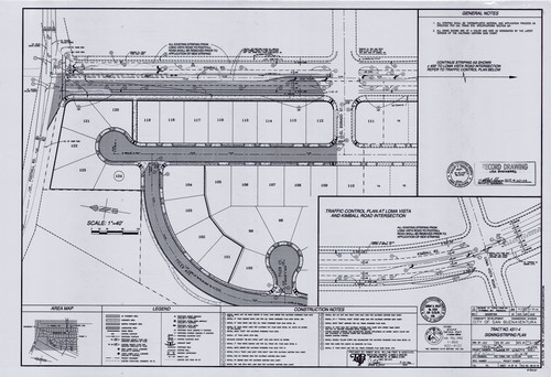 Signing and Striping Plan for Tract No. 4311-4, City of Ventura (14 of ...