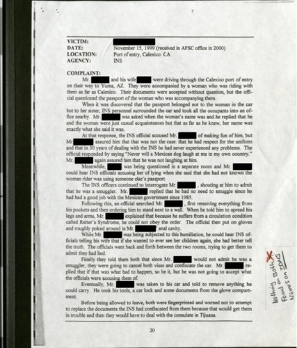 Anonymized complaint file (box 31, folder 06) — Calisphere