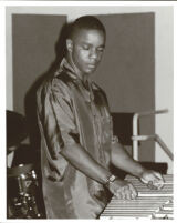 Stefon Harris playing vibes, Los Angeles [descriptive] — Calisphere