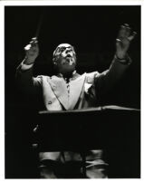 Sir Thomas Beecham conducting, 1955 [descriptive] — Calisphere