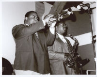 Nicholas Payton playing trumpet in Los Angeles, May 15, 1996 ...