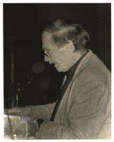 Frank Strazzeri playing the piano in Los Angeles, March 1997 ...