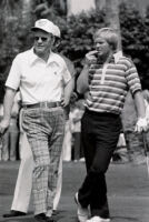 President Gerald Ford golfing with golf professional Jack Nicklaus ...