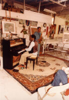 George Cables playing the piano in 1980 [descriptive] — Calisphere