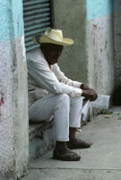 Oaxaca, man in cowboy hat, 1982 or 1985 — Calisphere