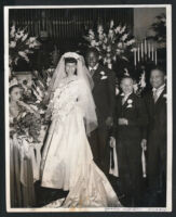 Wedding of Jackie Robinson to Rachel (Isum) Robinson, Los Angeles, 1946 ...
