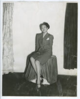 Camille Cannady (?) in Los Angeles, 1940s — Calisphere