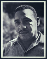 Signed headshot of actor Charles Lampkin, 1950s — Calisphere