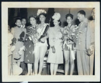 Selena Rudd wins the Miss Bronze America Pageant, Los Angeles, 1946 ...