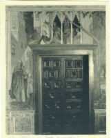 Sight Taste mural with carved door by Hugo Ballin at Getz House ...
