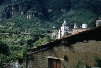 Mexico (Chalma, Malinalco) - Valley with Santuario del Señor de Chalma ...