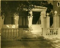 William Andrew Clark house, west end, caryatid porch [color scan ...