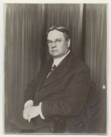 Senator Hiram Johnson, portrait — Calisphere