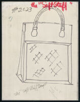 Cashin's rough sketches of handbag designs — Calisphere