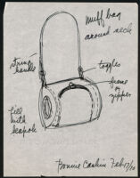Cashin's rough sketches of handbag designs — Calisphere