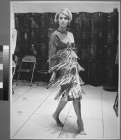 Oversized reprints of models wearing Cashin's fashion designs — Calisphere