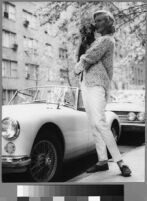 Oversized reprints of models wearing Cashin's fashion designs — Calisphere