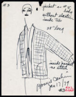Cashin's illustrations of ready-to-wear designs for Alex Gropper. f01 ...