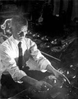 Mantle Hood playing a Bonang — Calisphere