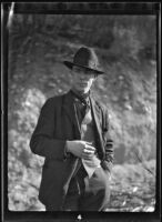 Will Connell (probably) outdoors, circa 1920 — Calisphere