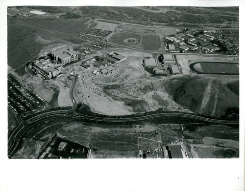 Aerial view of Saddleback College — Calisphere