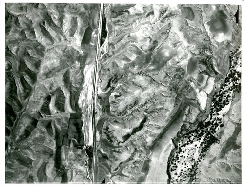 Aerial view of the future site of Saddleback College, 1938 — Calisphere