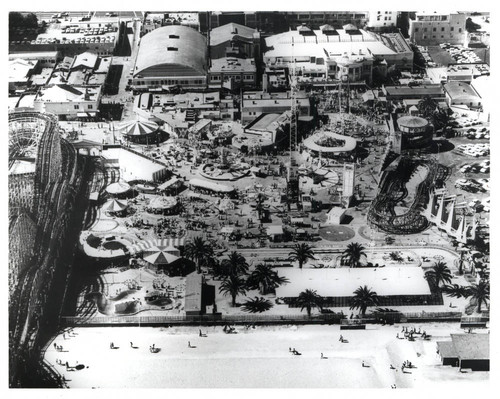 Aerial view of the Pike, 1959 — Calisphere
