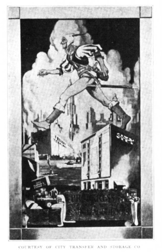 City Transfer & Storage mural on building — Calisphere