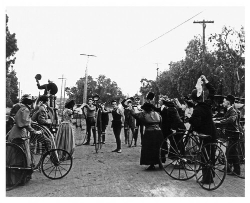 Filming in progress — Calisphere