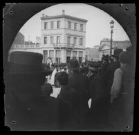 Greek funeral procession entering the Metropolitan Cathedral of the ...