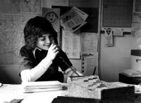 Sharon MacDonald in West Hollywood Office — Calisphere