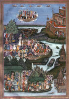 Rama and others going to Avadha in vimana — Calisphere