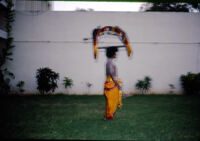 Dancer performs with the Om Periyaswamy Dance Troupe, Madurai (India ...