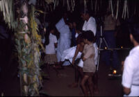 Sarpam Thullal Pulluvan Serpent Ritual - Nazir Ali Jairazbhoy stands ...