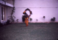 Dancer performs with the Om Periyaswamy Dance Troupe, Madurai (India ...