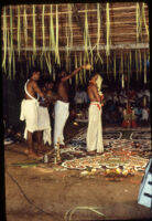 Theyyam festival - Pulluvan Sarpam thullal ritual enactment ...