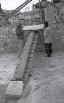Wall remains and reconstruction — Calisphere