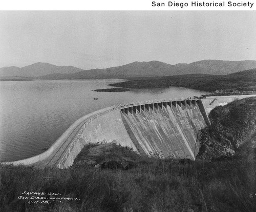 Lower Otay Dam and reservoir — Calisphere