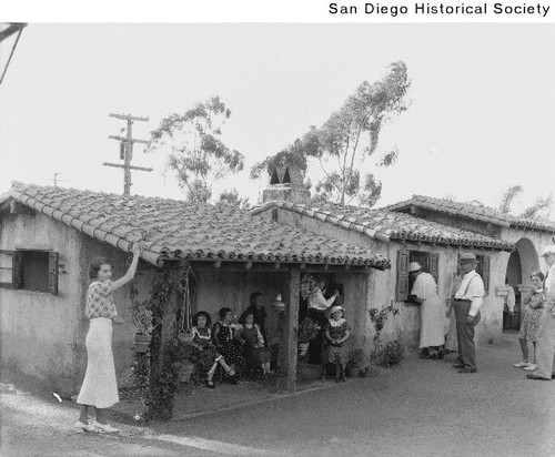 People at the Midget Village during the 1935 Exposition — Calisphere