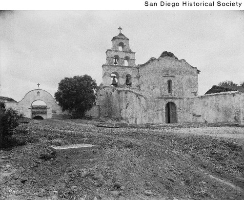 View of Mission San Diego de Alcala — Calisphere
