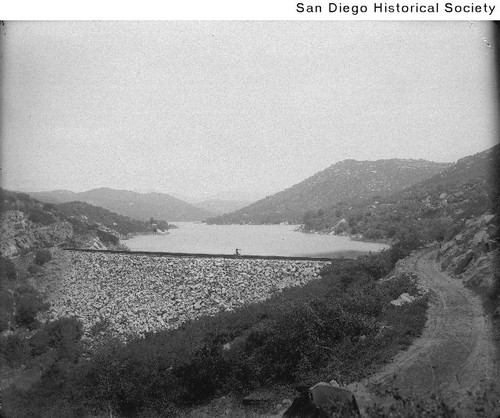 Escondido dam and reservoir — Calisphere