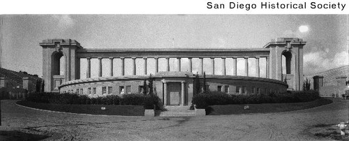 View of the entrance to Balboa Stadium — Calisphere